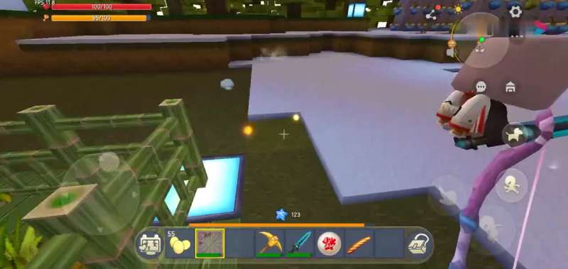 与小表妹一起玩迷你世界