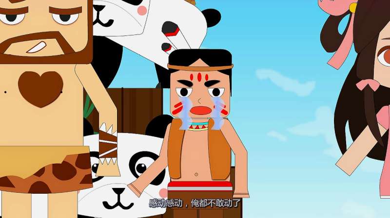 迷你世界动画:送熊猫发现妮妮有两只,卡卡收获十捆麦子