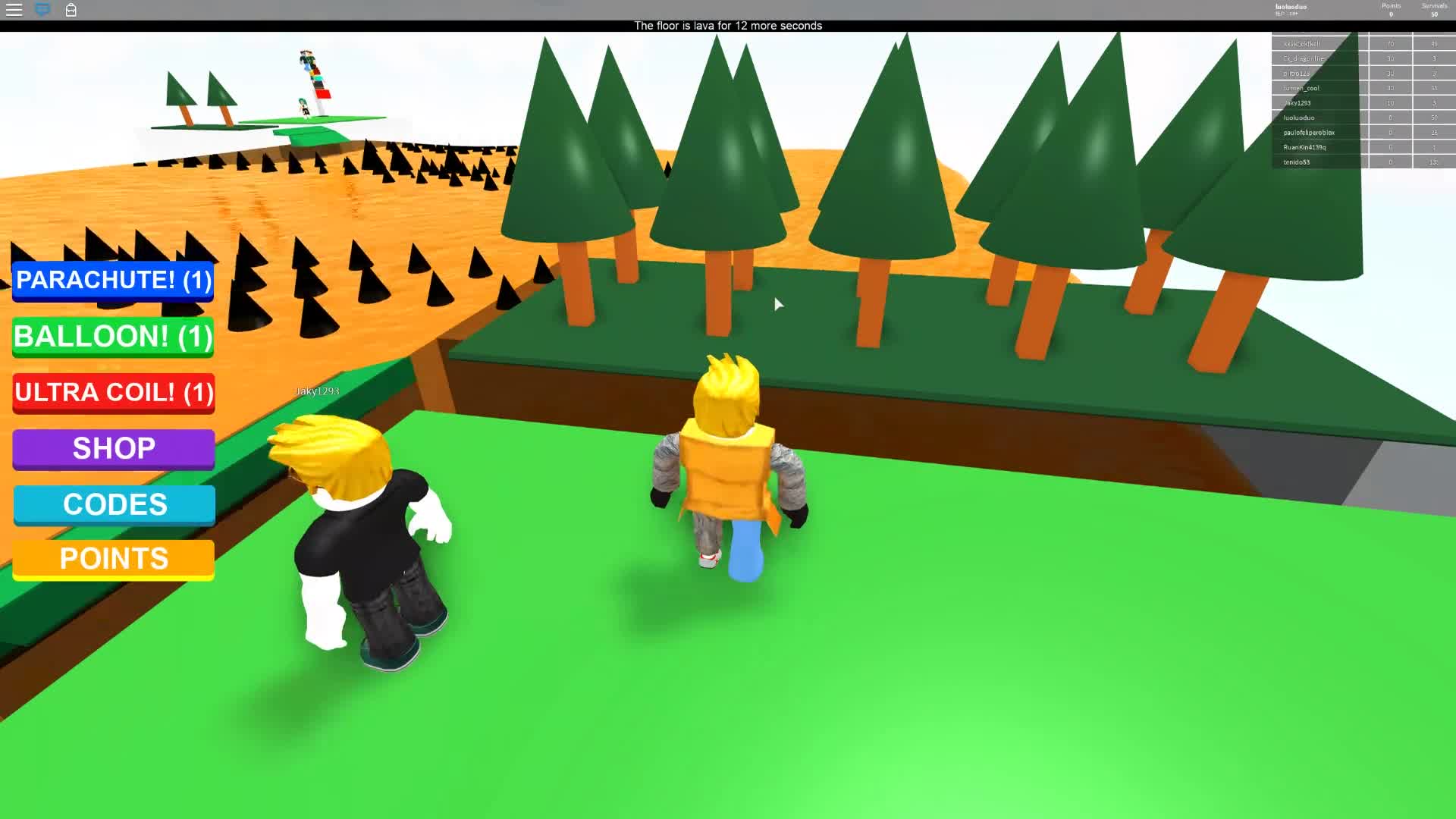 Roblox岩浆模拟器!坐摩托车躲避岩浆?咯咯多解说