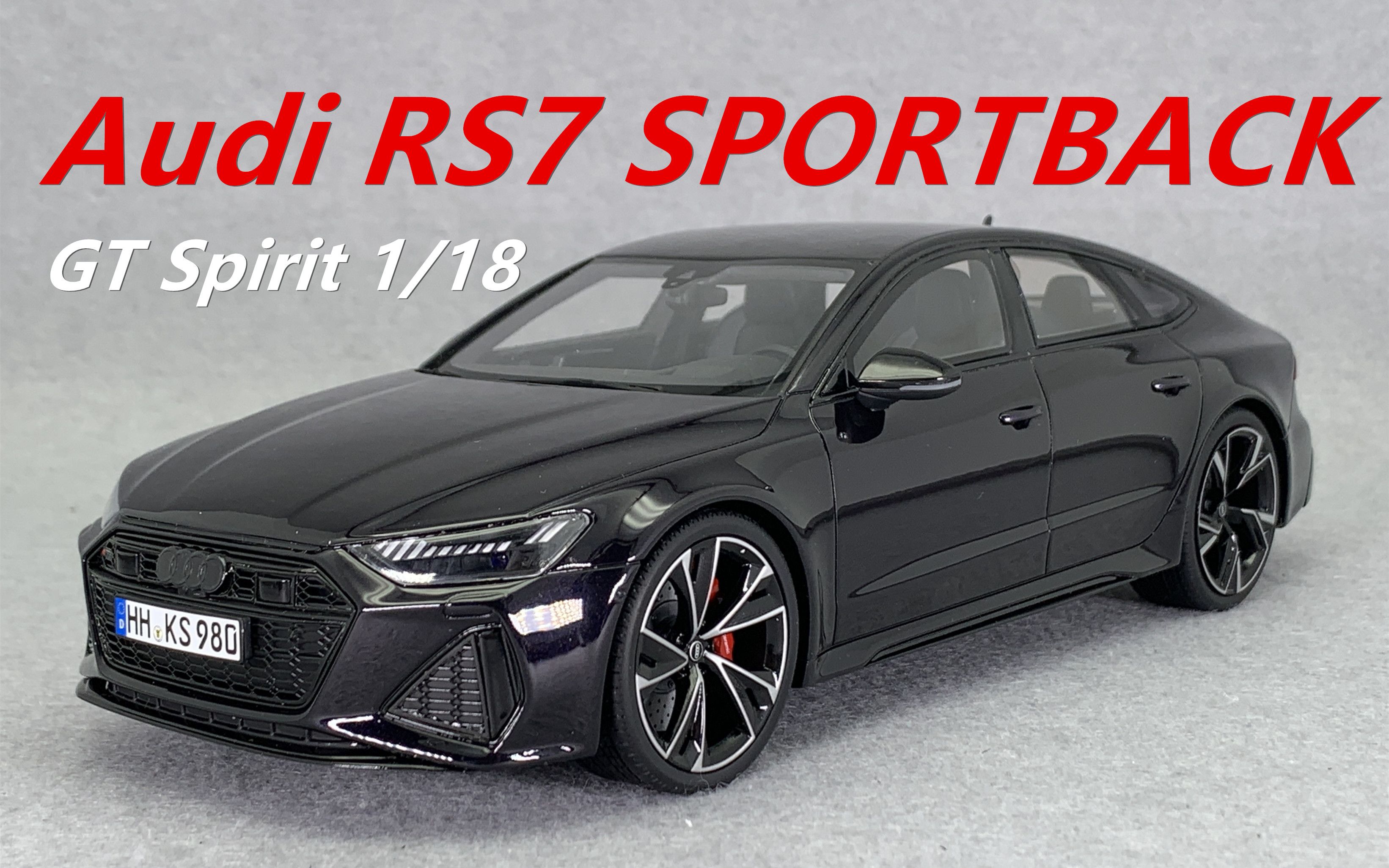 GT Spirit 1:18 奥迪 AUDI 新款 RS7 SPORTBACK 汽车模型