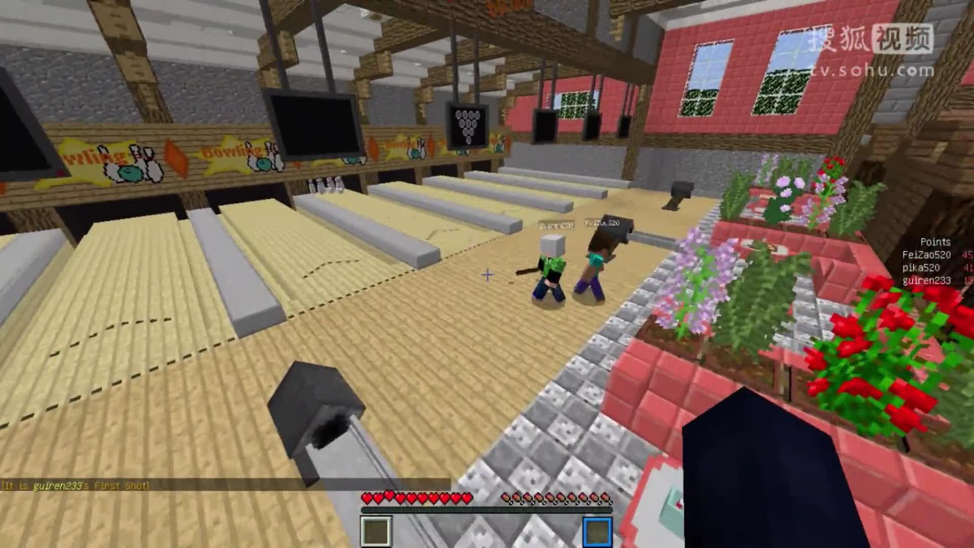【皮卡】我的世界三逗比的欢乐时间:保龄球竞争比赛〓Minecraft 麦块 ...