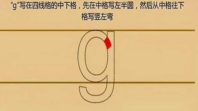 拼音g的正确写法早知道,早学早会,视频教学为你省下一个亿!