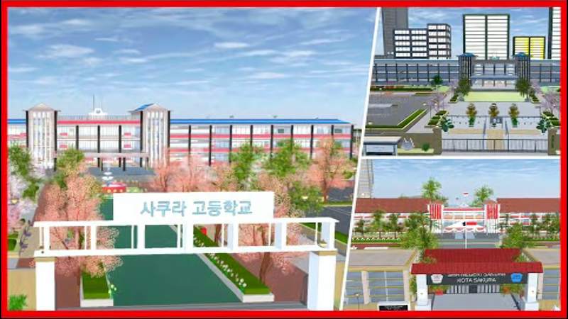 樱花校园模拟器:给你们介绍樱花校园里面的大学,有你喜欢的嘛