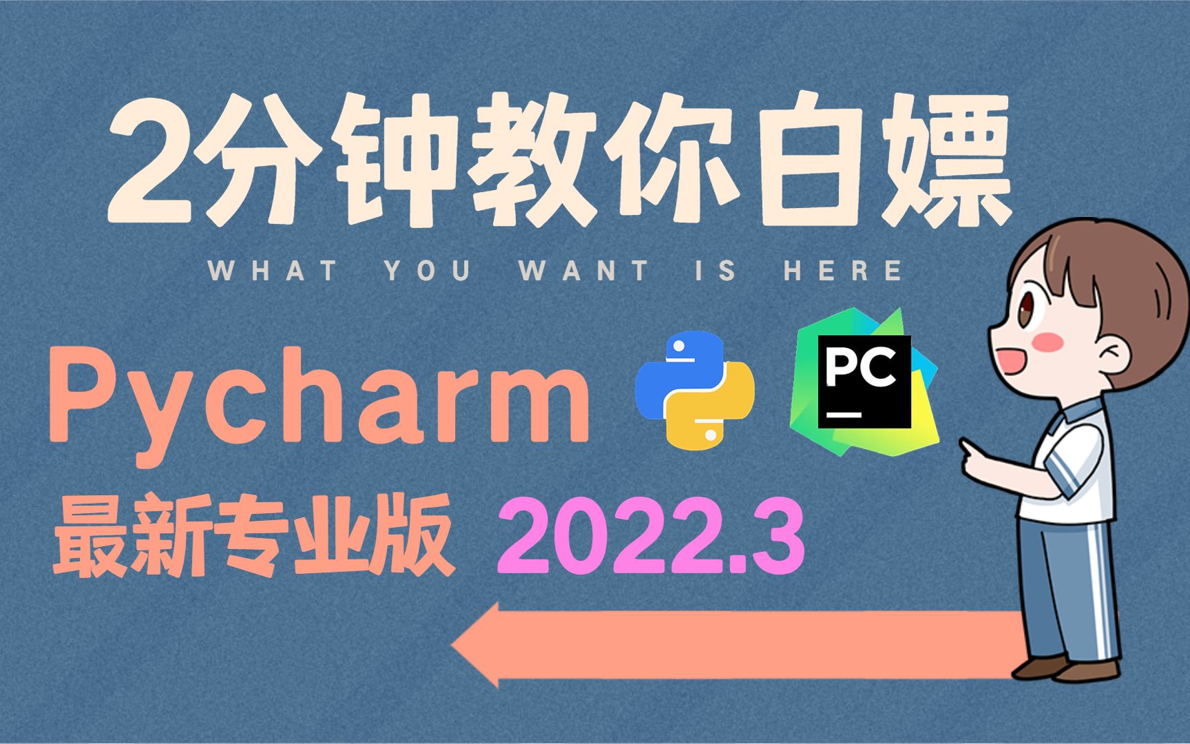 教你如何白嫖 Pycharm最新专业版2022.3 安装激活教程 人教版! Python...