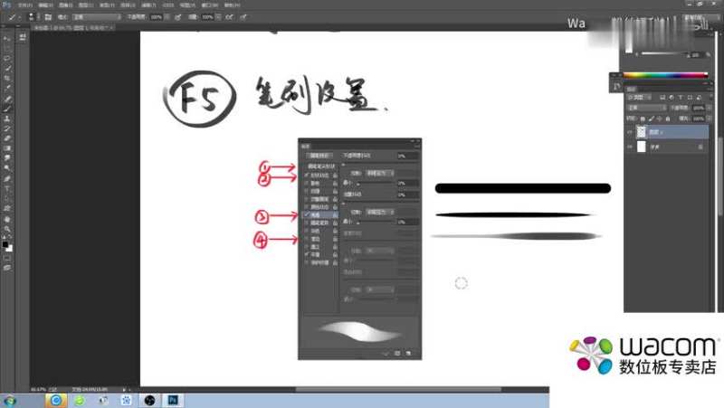 PS笔刷该怎么设置,小白入门必学教程