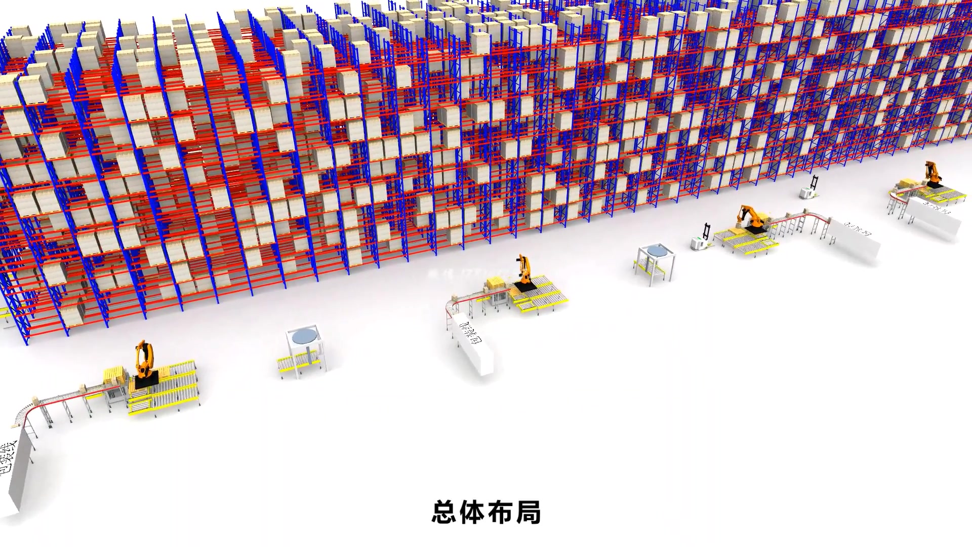 自动化立体仓库仿真视频 (v13)