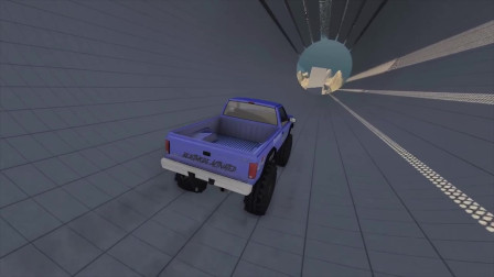 BeamNG车祸模拟:跑车高速跳跃