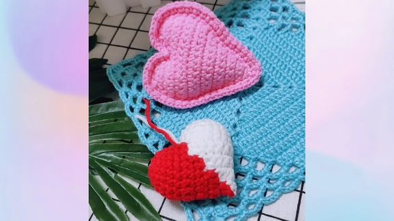 #健康过五一#假期还没具体行程安排的友们一起钩个小爱心❤️吧