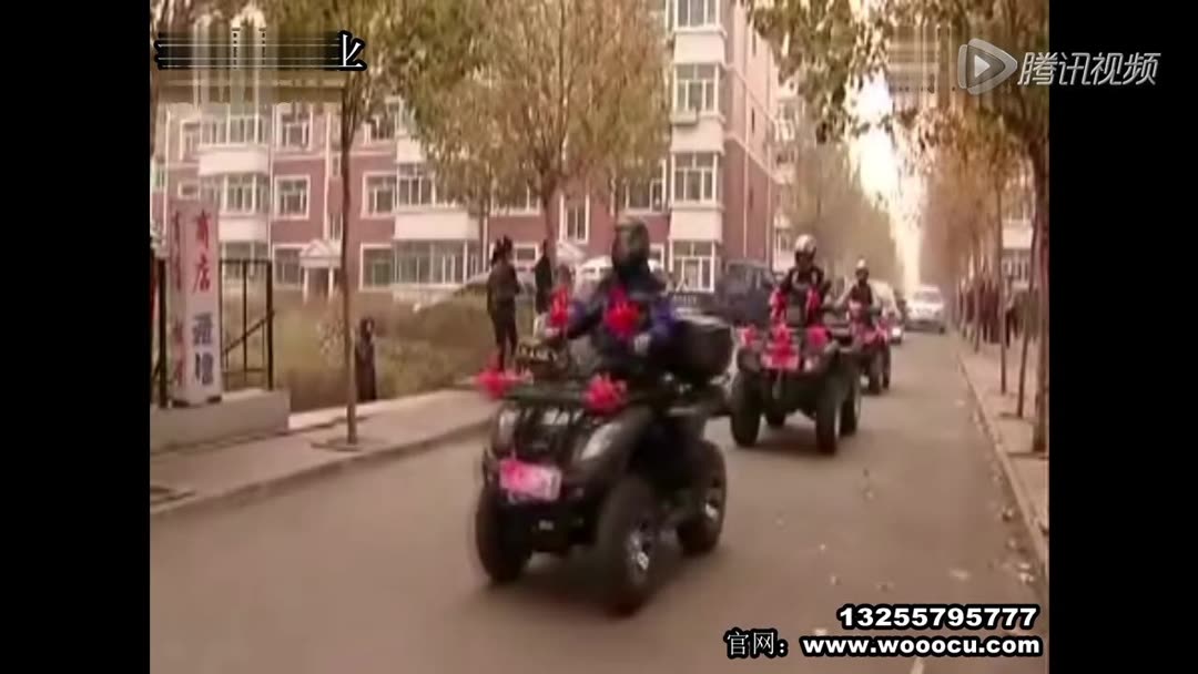 沙滩车 四驱全地形车四轮越野摩托车迎亲队