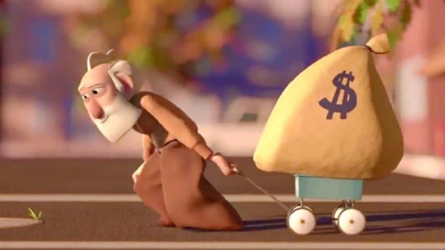 为实现儿时的梦想,老人攒了一辈子的钱!来看励志动画