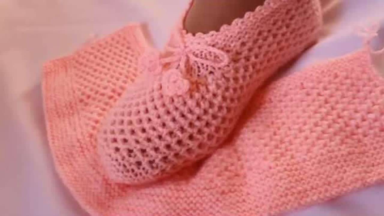 手工毛衣编织教程:棒针编织女士春秋季地板袜,非常舒适而且暖心