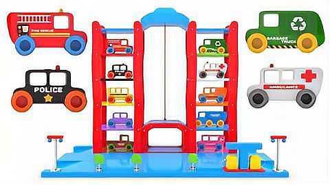 挖掘机视频表演大全266 挖土机玩具视频 挖土机 推土机动画片