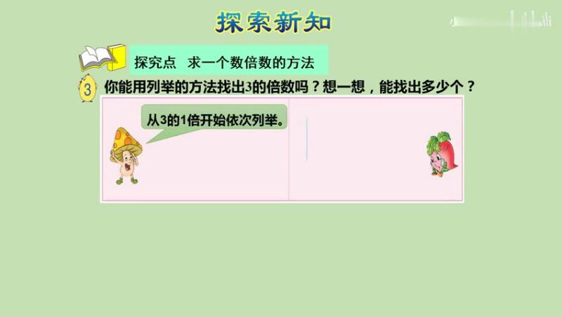 五年级数学下-因数与倍数