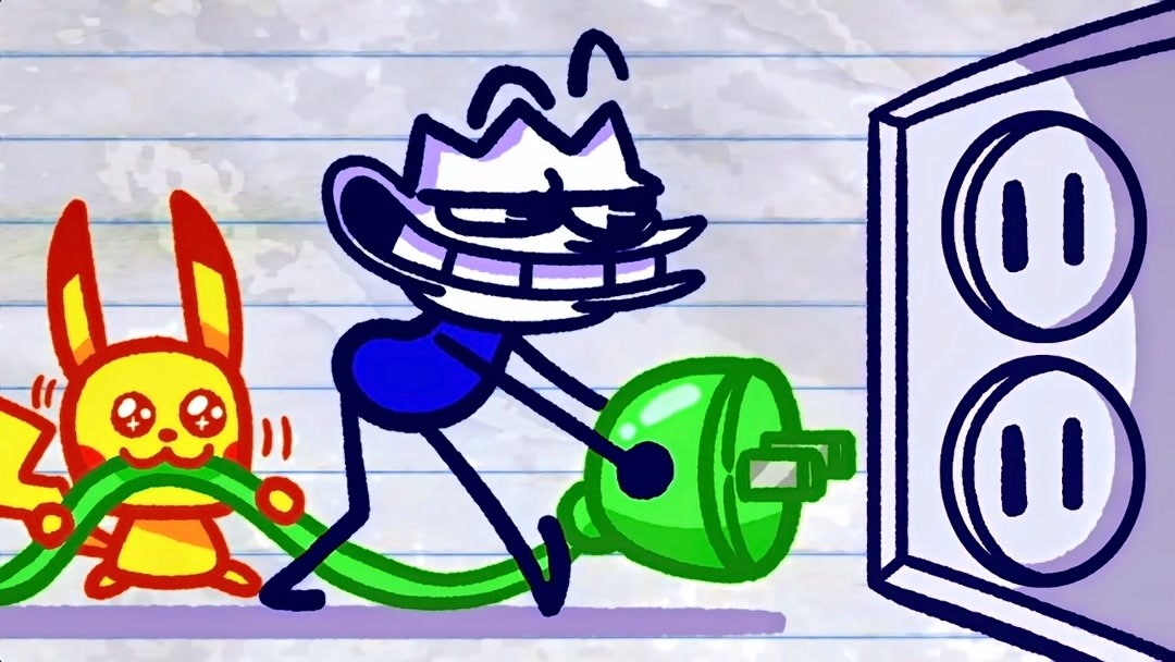 搞笑狮子家族动画:小机灵鬼马克斯,皮卡丘是这样玩的?