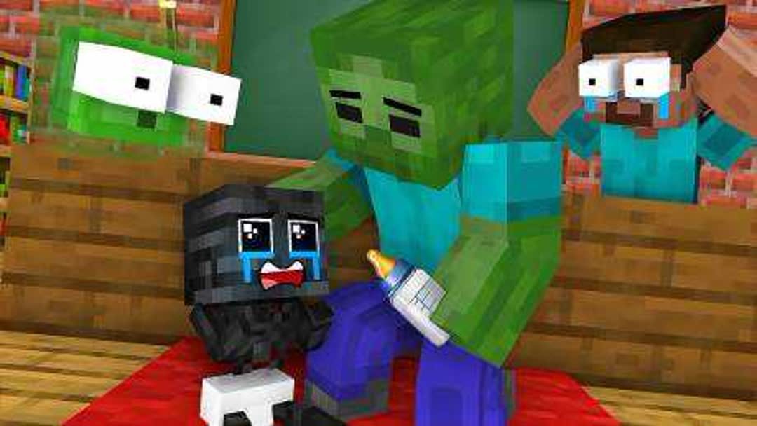 《我的世界怪物学院》搞笑动画:冒险收集珍贵药材拯救僵尸宝宝