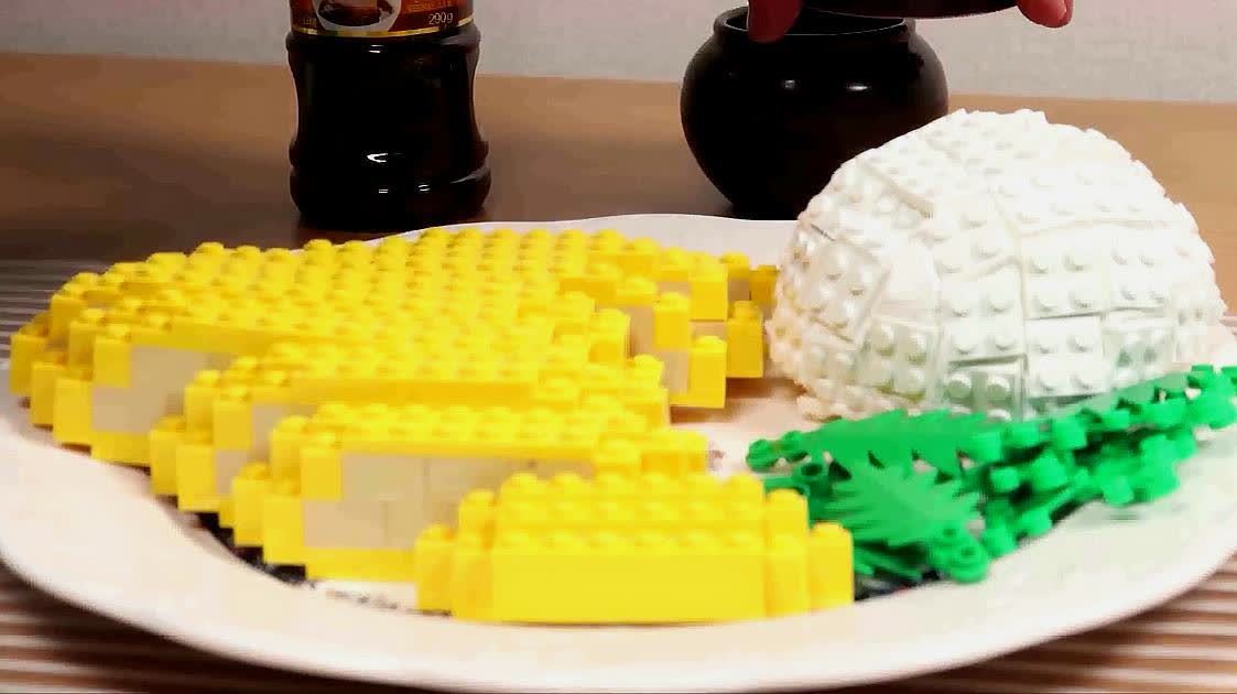 定格动画:现实生活中的乐高,停止动作创意烹饪