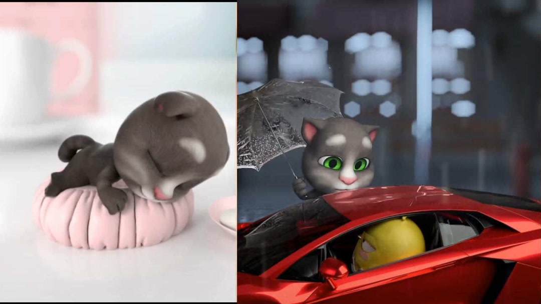 小汤姆猫爆笑动画:这只小汤姆太萌太可爱,真搞笑