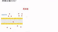 高中生物高一年级微课《主动运输和被动运输》西乡中学【董琳】(...