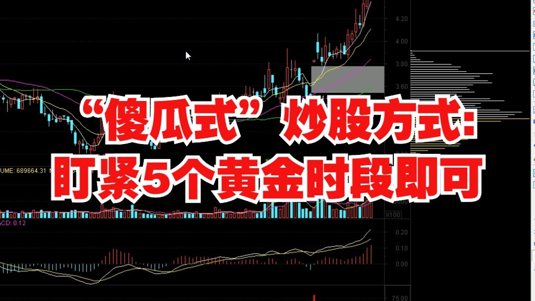“傻瓜式”炒股方式:盯紧5个黄金时段即可