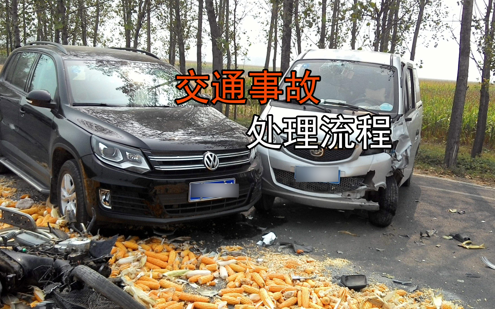 开车发生事故后的处理流程,新手司机注意,避免紧张