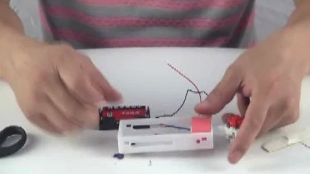 北京小玩童科技小制作中小学生做实验自制电扇小手工组装电风扇