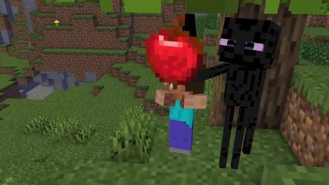 我的世界MC动画《him的生活》,流浪末影人与him相遇画面感人