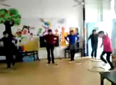 幼儿舞蹈 幼儿园大班器械操