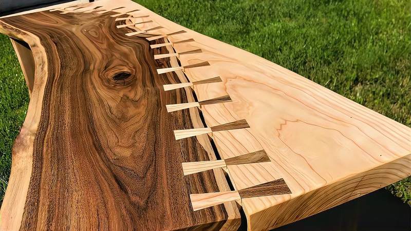 购买3米长的实木板480一张,良心打造成实用木凳,成品一出赚大了