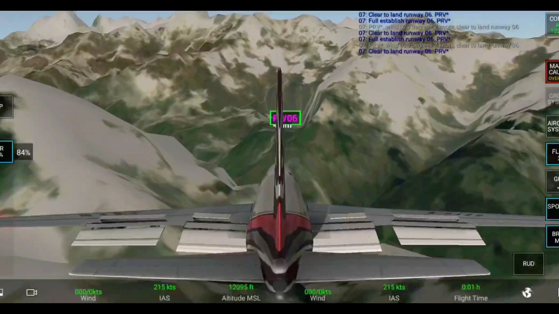 RFSpro真实飞行模拟专业版-顺丰涂装742B降落VNLK全过程