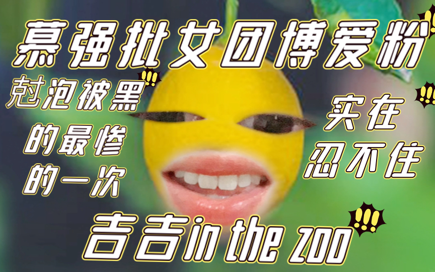 尅泡风评被害!慕强批kpop博爱粉的我比吉吉国王还急!吉吉in the ZOO...
