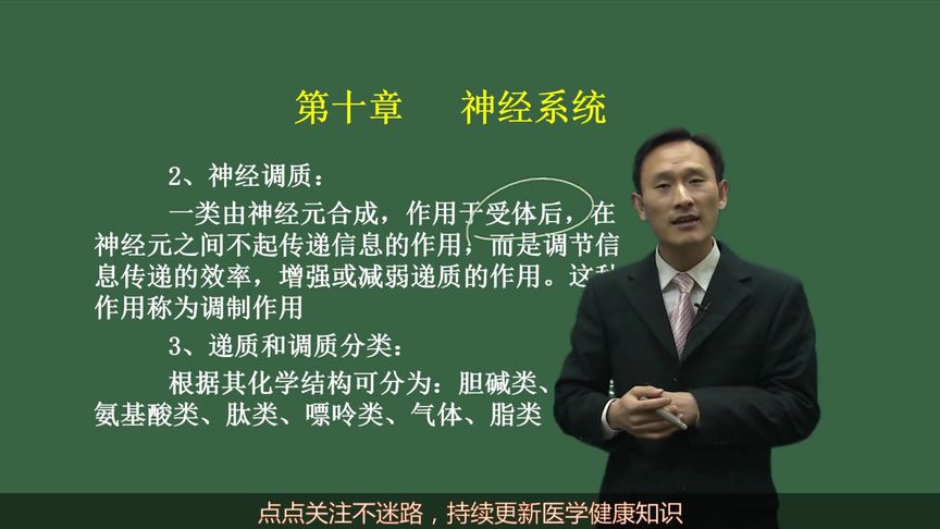 生理学:神经系统第三节:神经递质和受体