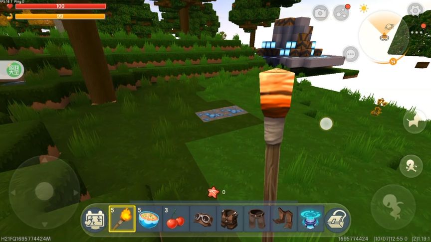 迷你世界极限生存:生存第一天,先做一点工具