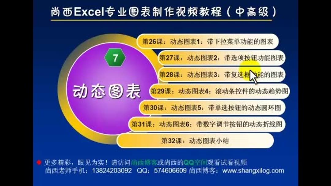 excel堆积条形图视频教程