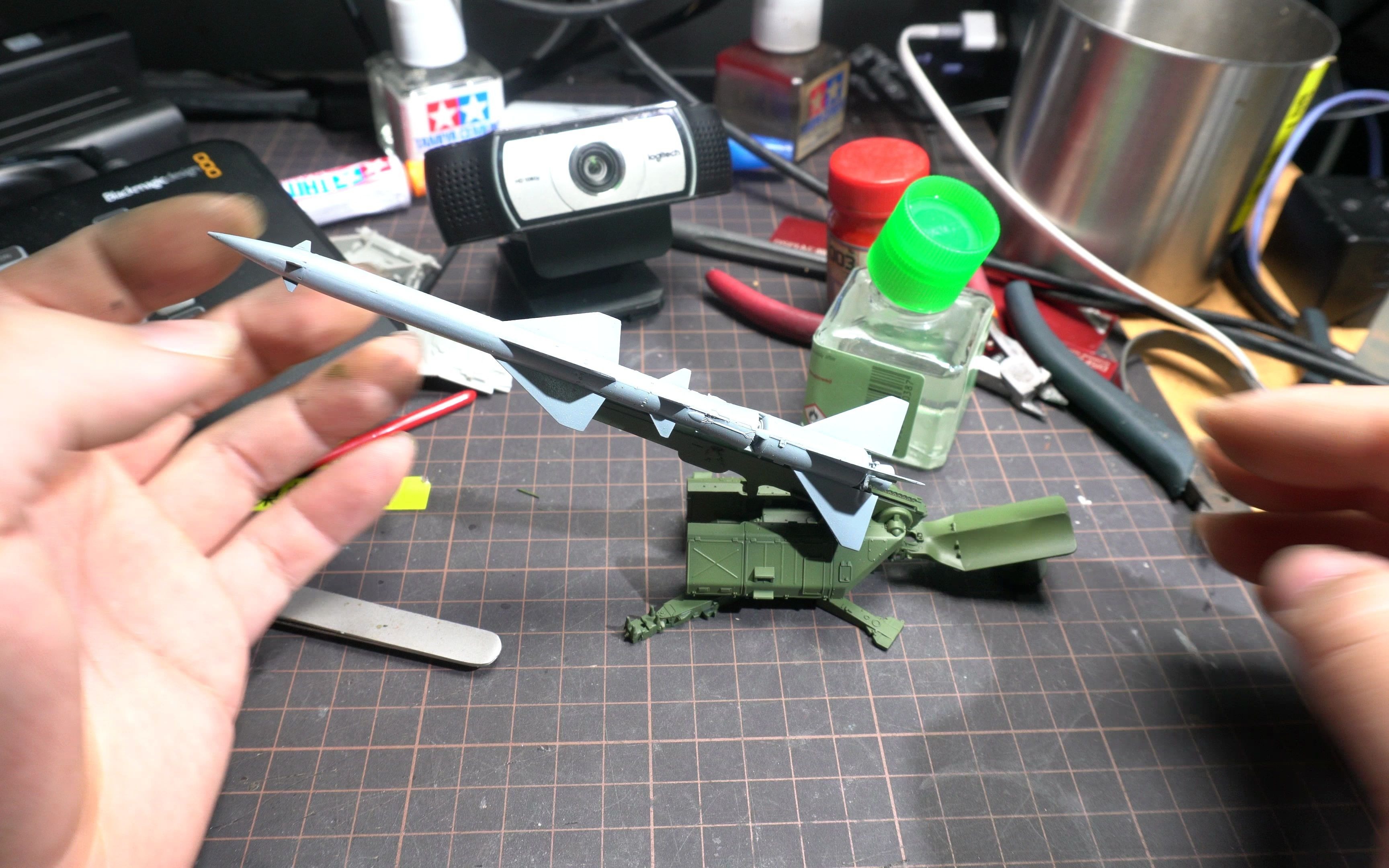 小号手 82933 1/72防空导弹 模型制作过程 B(慢慢更新)