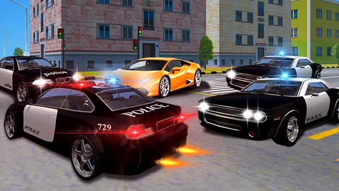 【宅妈趣玩】警察驾驶警车模拟器!警车p16