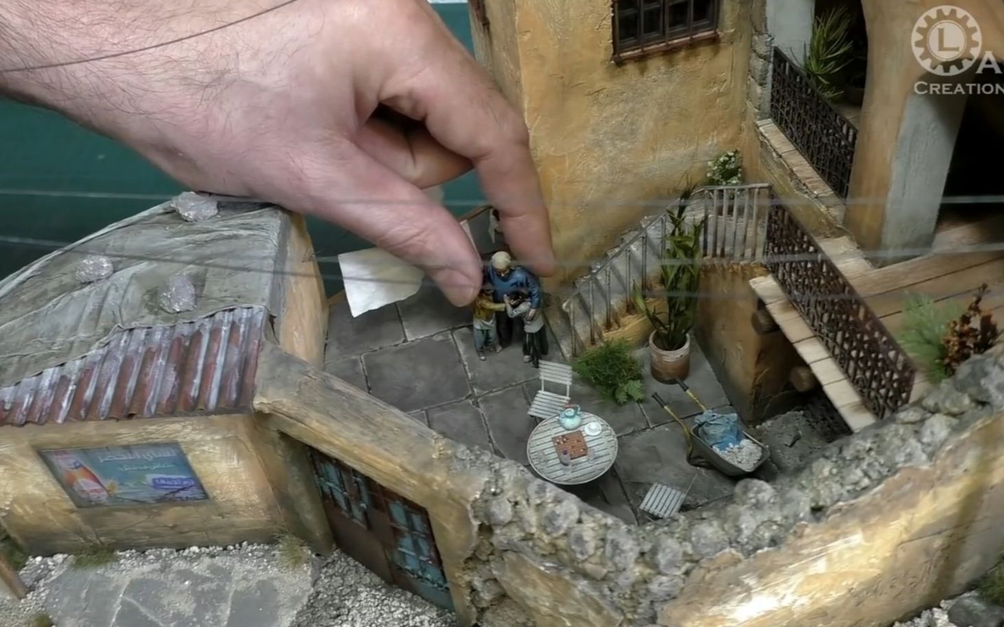 【微缩场景模型制作教程】推荐一个优质的军事题材现代战争微缩场景...