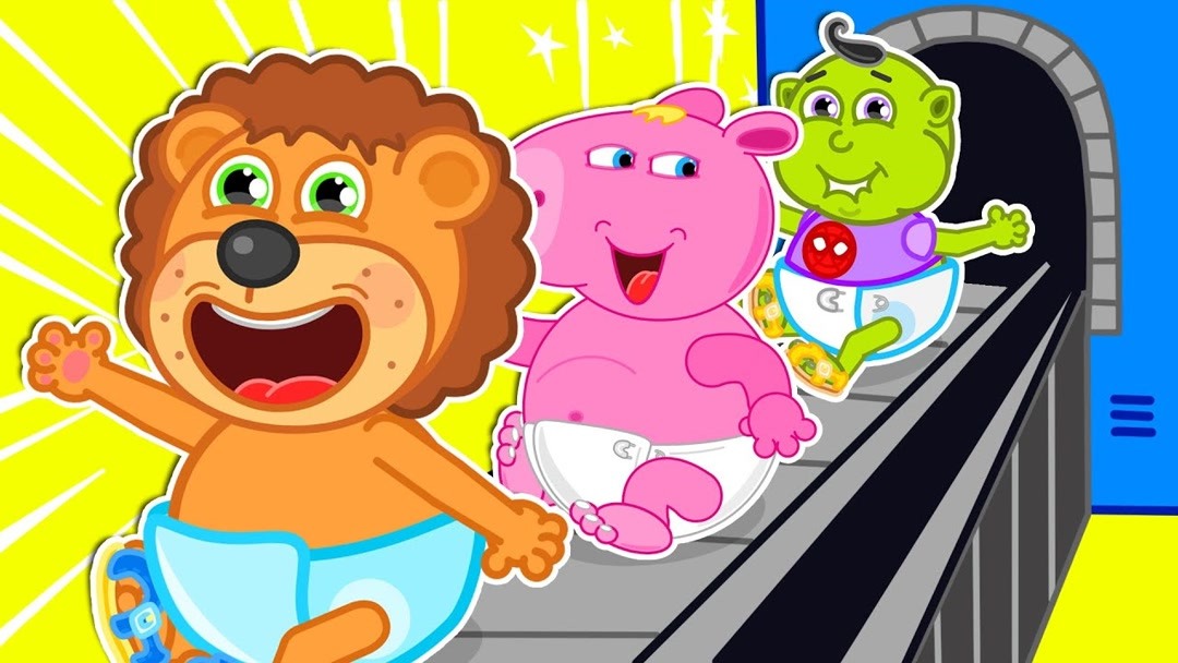 小狮子动画:小婴儿是怎么出生的呢?小狮子与朋友的儿童趣事!