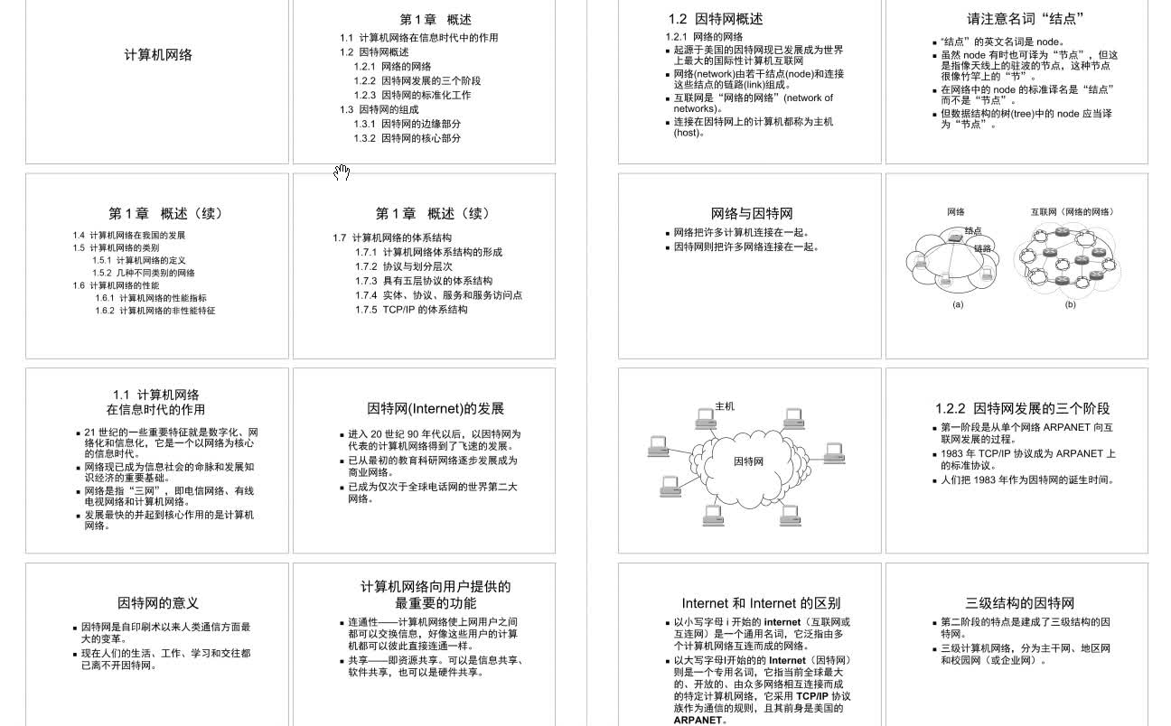 谢希仁、吴功宜《计算机网络》本科生课件