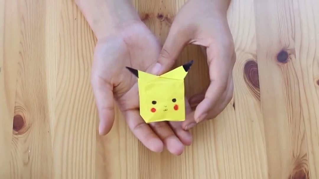 宝宝最喜欢的皮卡丘折纸上线
