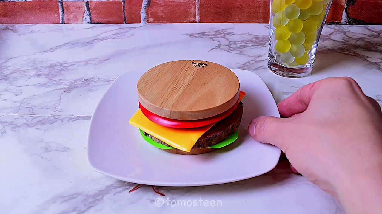 定格动画:停止运动烹饪,制作奇特汉堡