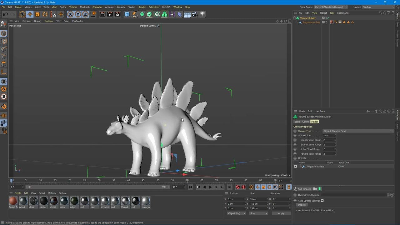 【C4D&redshift教程】R21-使自定义云Redshift VDB渲染