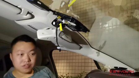 花角羊 奔驰07 奔驰新款E300专车专用隐藏式行车记录仪雨感取电免...