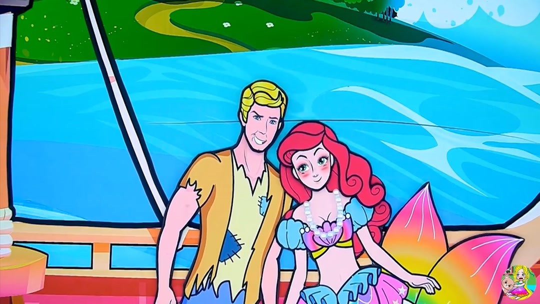 趣味纸动画 打鱼的捞上来美人鱼 没想到美人鱼也不是吃素的!