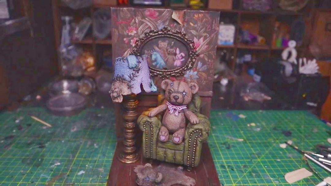 手工模型DIY,带你学习如何制作可爱的玩具小熊!