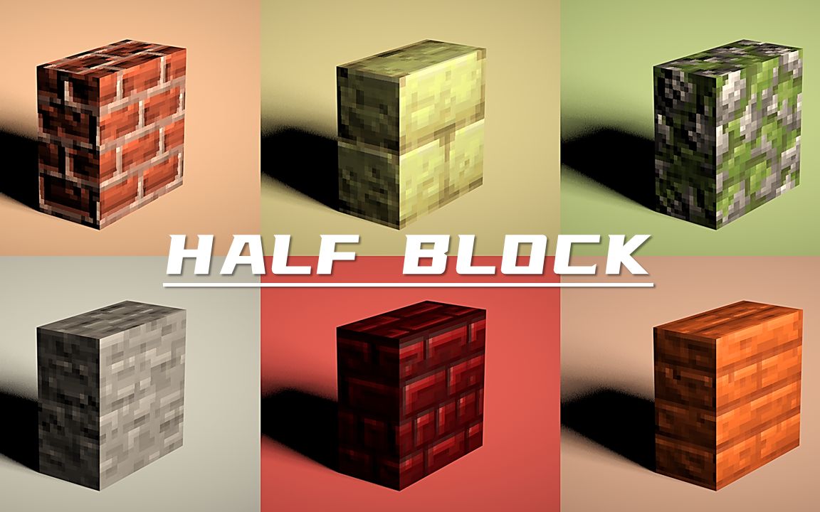 我的世界有竖半砖啦!_哔哩哔哩bilibili_我的世界