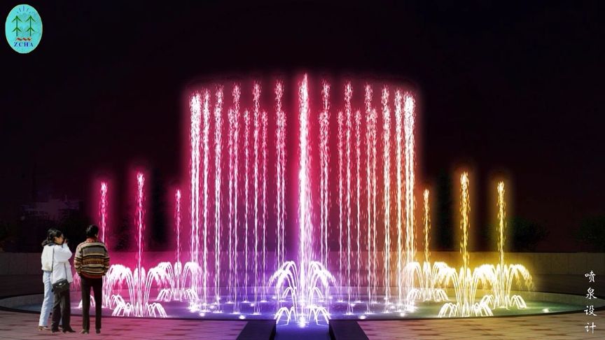 小型喷泉动画效果