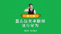 冯注龙的零基础Excel教程 第17集 怎么让文本数据进行分列