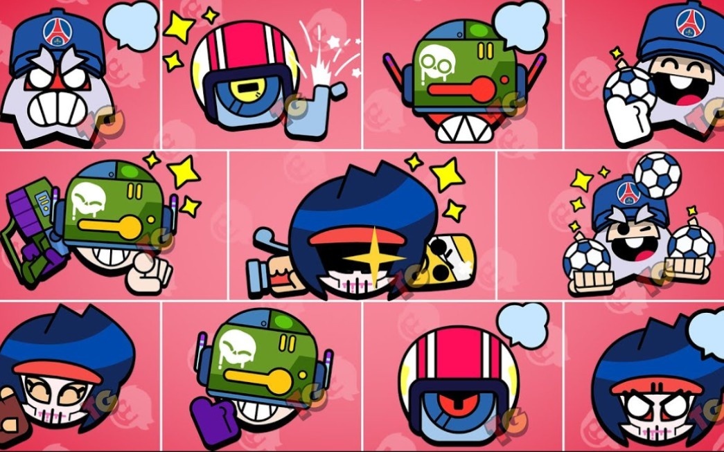 荒野乱斗玩家自制表情