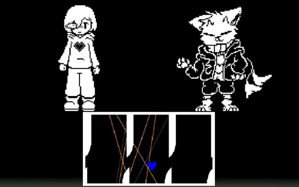 【Edgetale】庄严战二阶段无红色物品通过(标准模式)