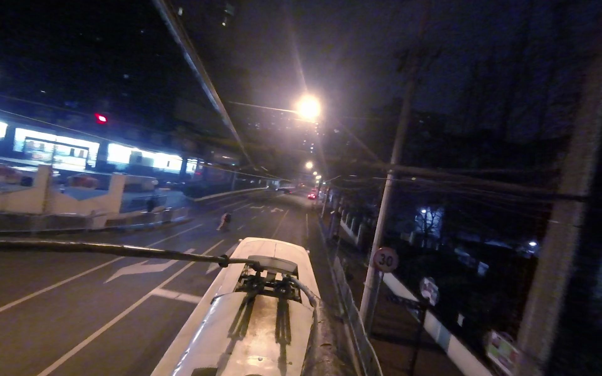 【平行线】 E02 集电杆视角 上海24路无轨电车 长寿新村至豆市街复兴...